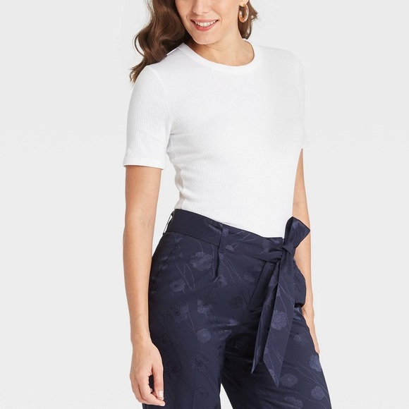 a new day | Tops | Nwt Bundle Of Five White Ribbed Shirt | Poshmark